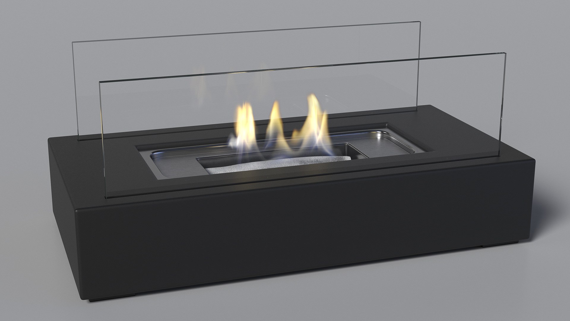 3D Model Black Bioethanol Burner - TurboSquid 2216706