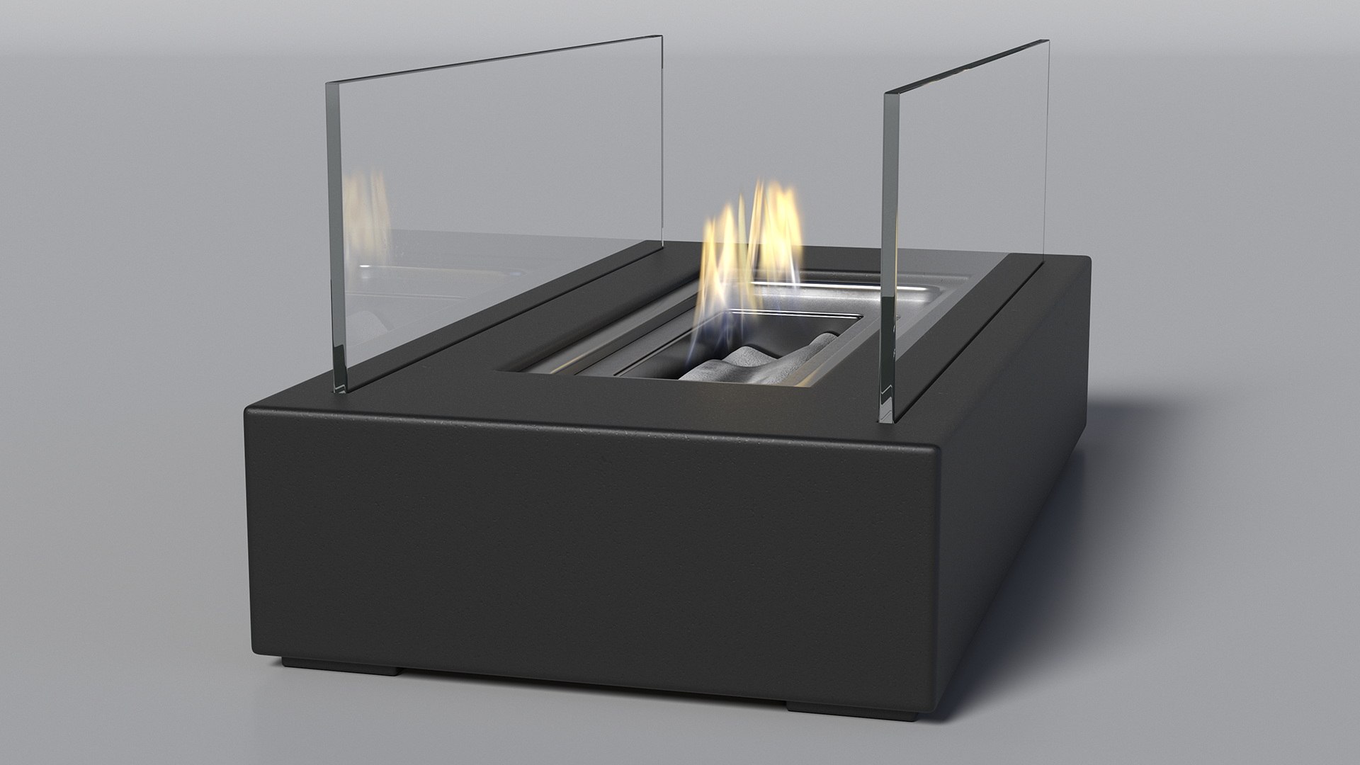 3D Model Black Bioethanol Burner - TurboSquid 2216706