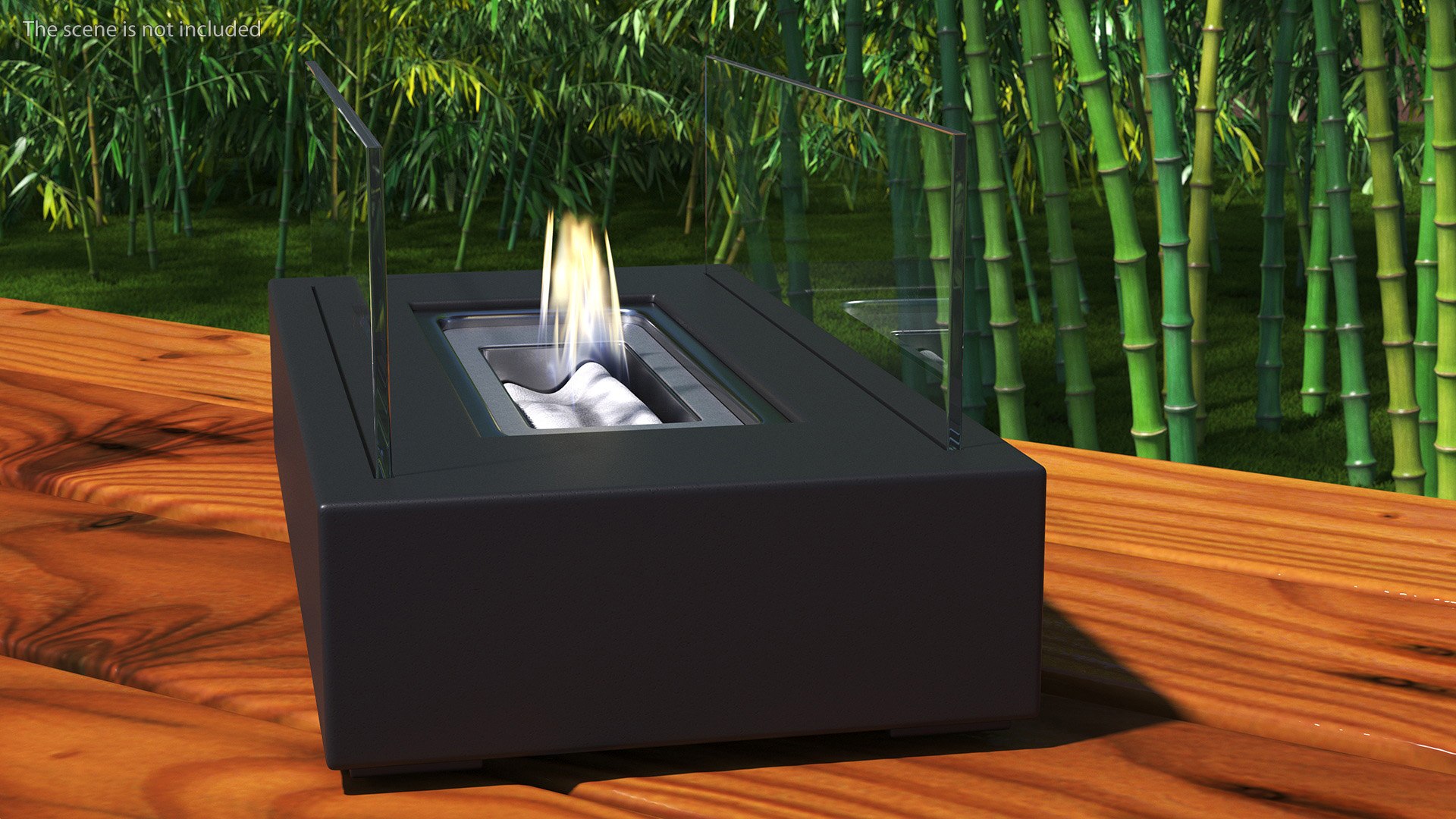3D Model Black Bioethanol Burner - TurboSquid 2216706