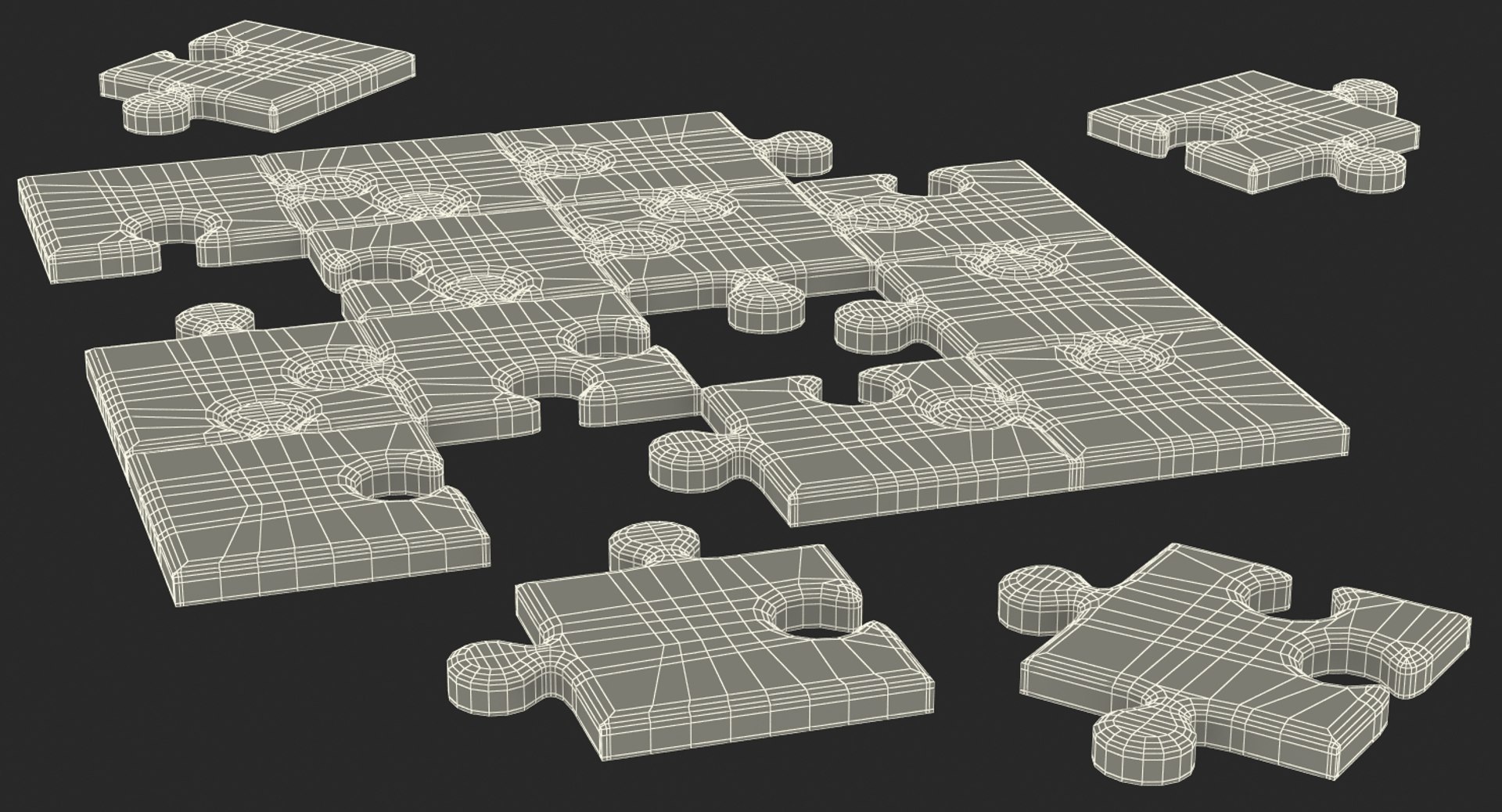 Puzzle design complete model - TurboSquid 1219191
