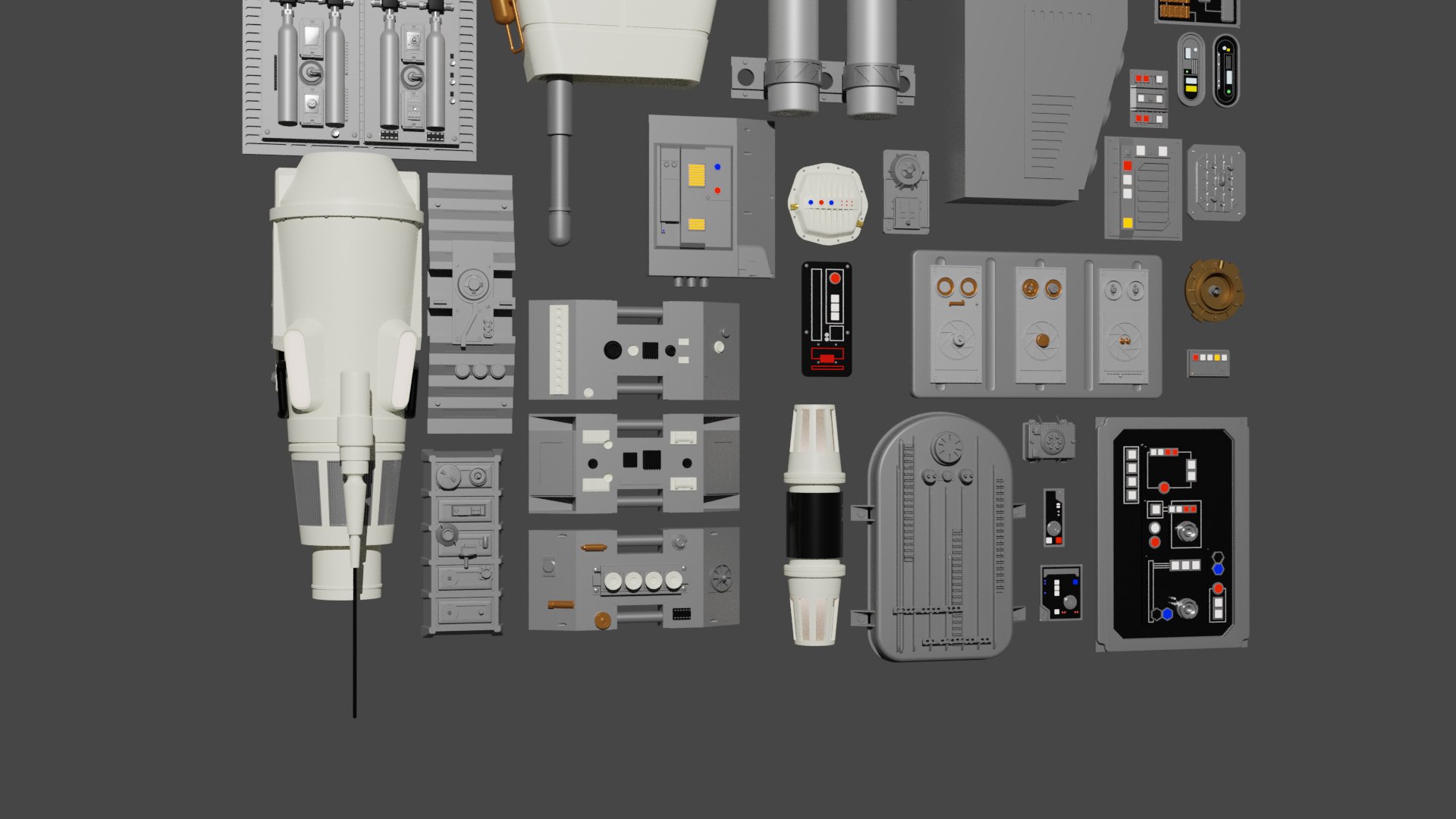 Star Wars Panels Pack 02 Model - TurboSquid 2300997