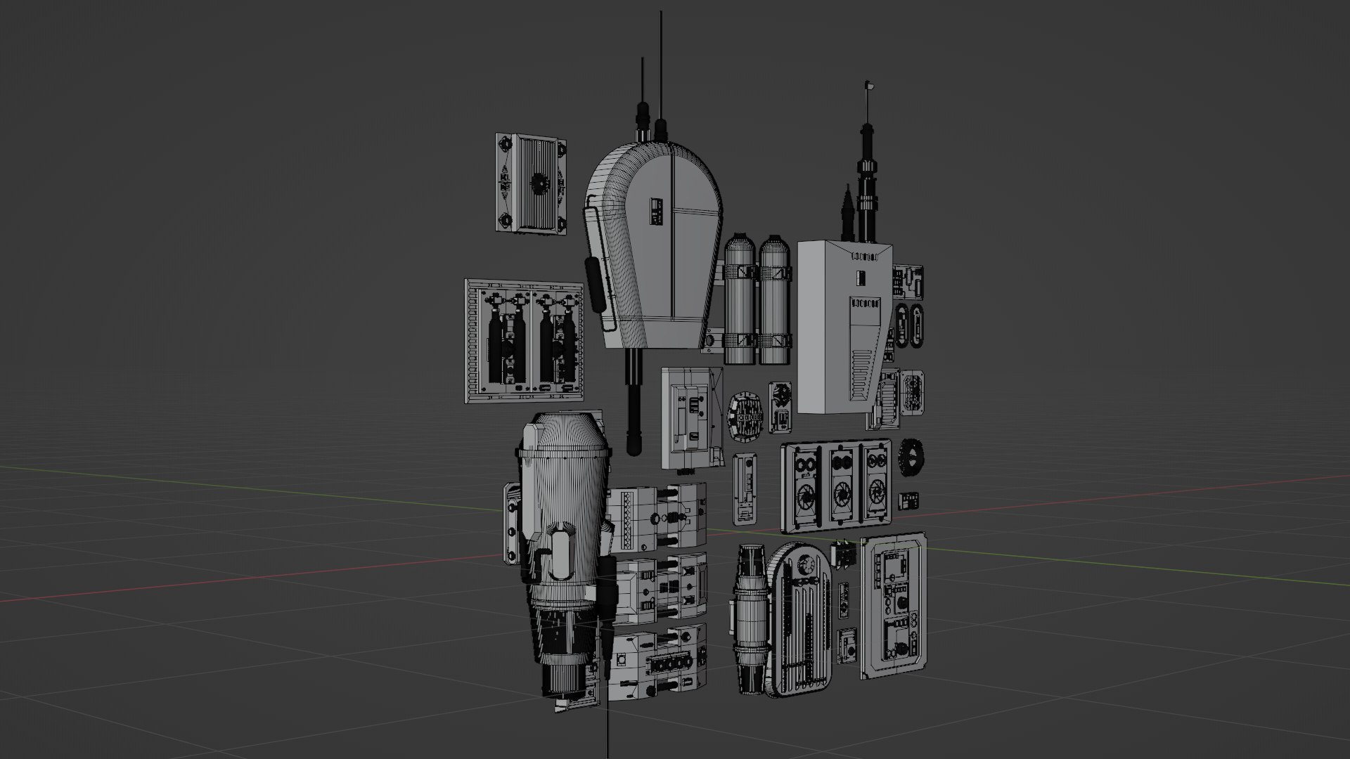 Star Wars Panels Pack 02 Model - TurboSquid 2300997