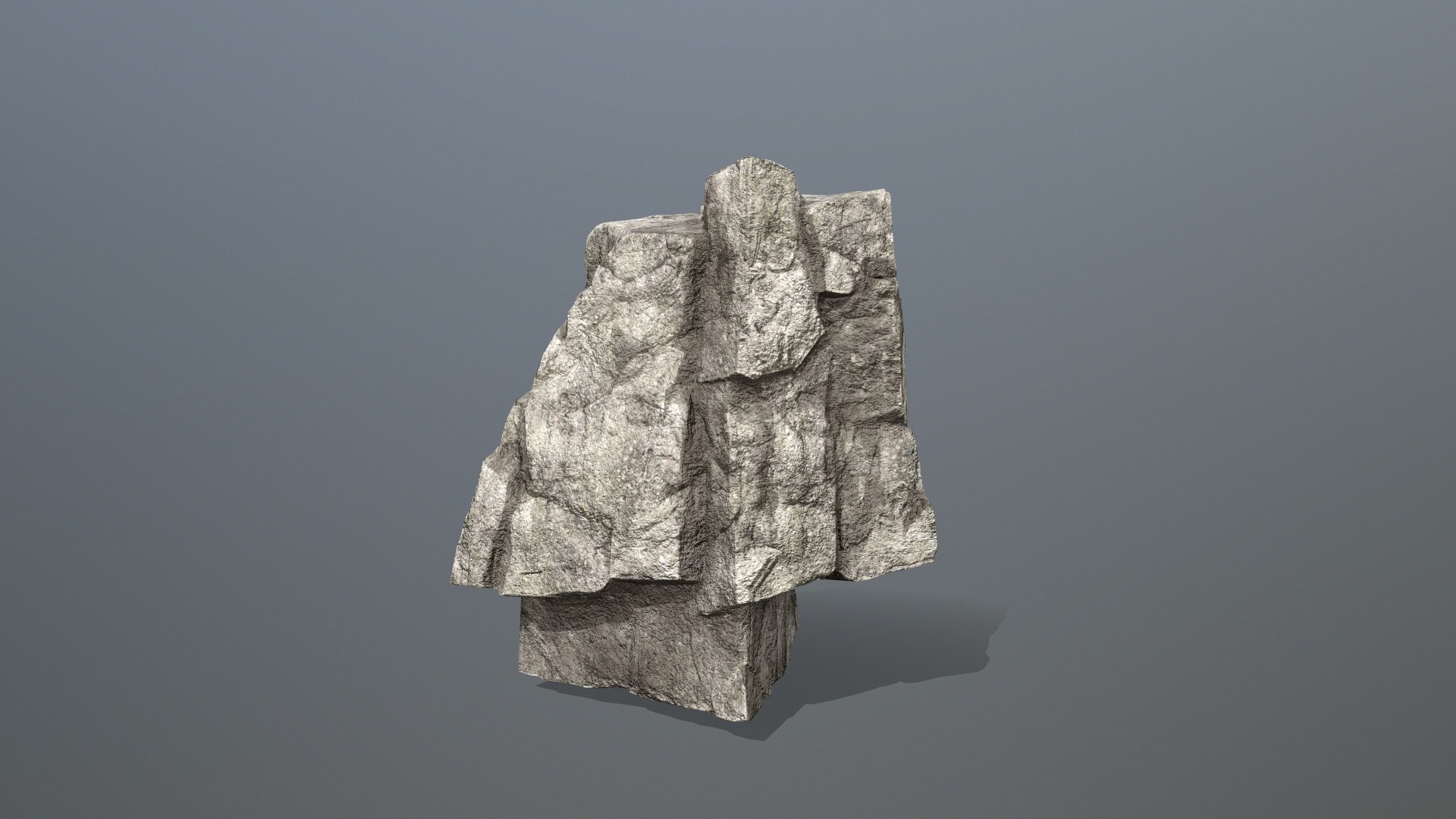 3D Cliff Rocks Model - TurboSquid 2135339