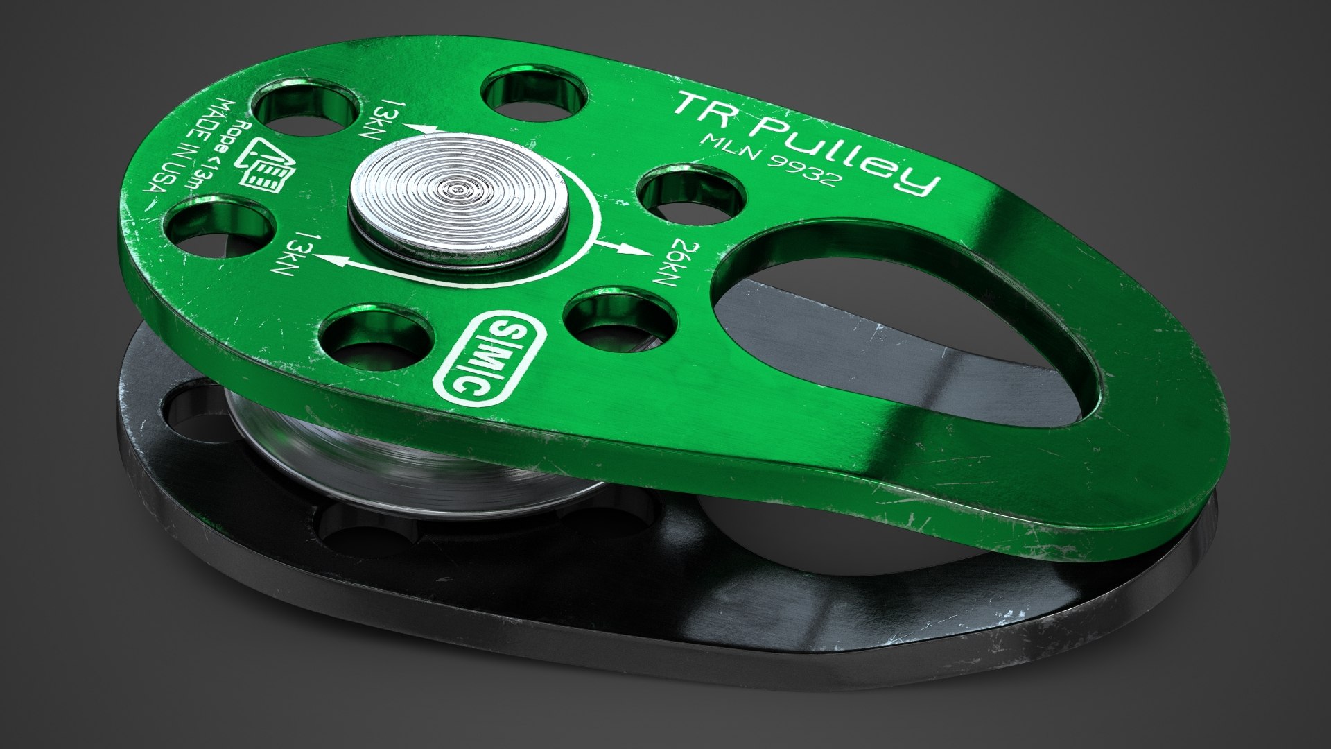 Pulley Rope Bearing 3D model - TurboSquid 1903618