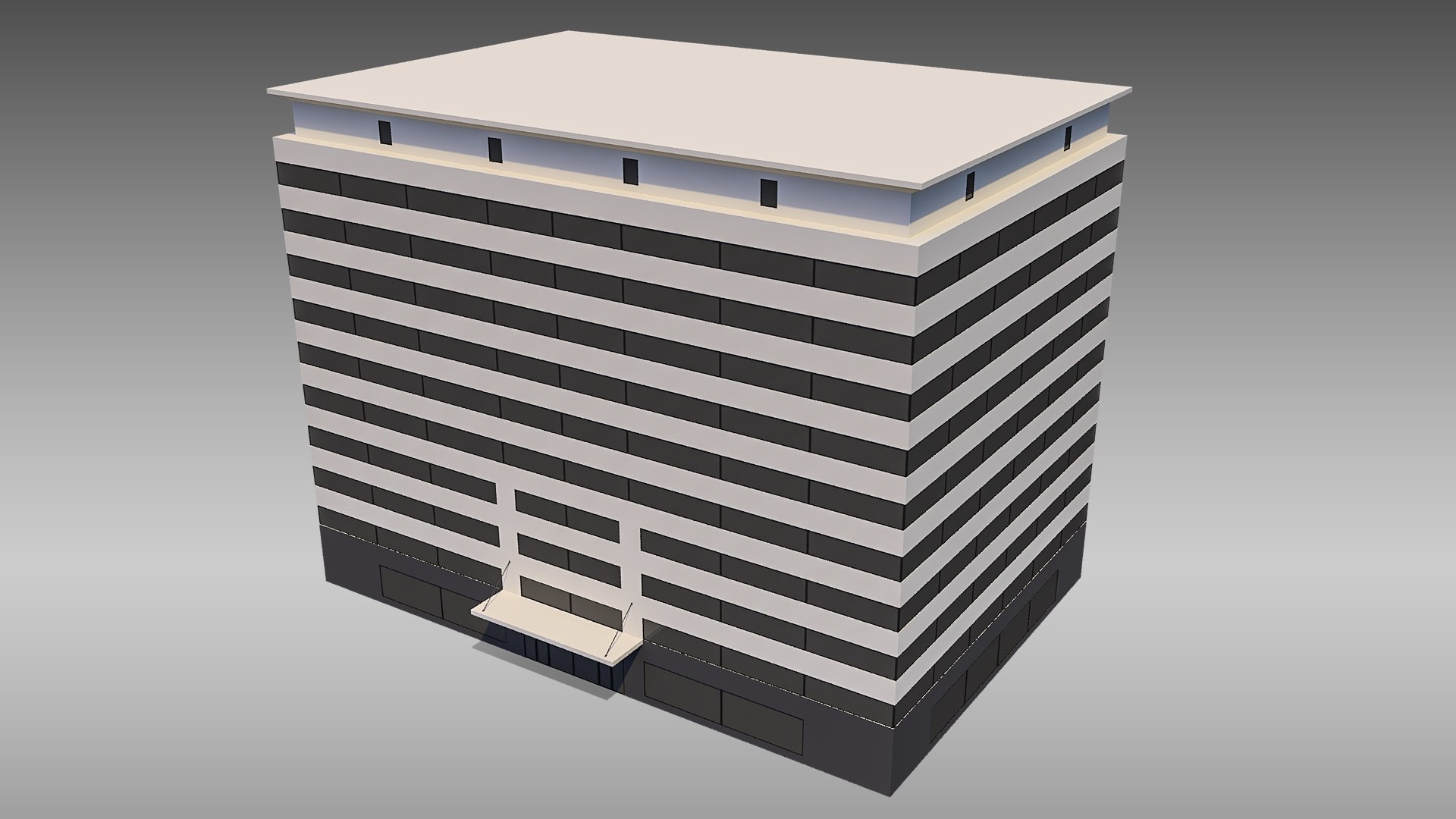 3D Commercial Building 014 model - TurboSquid 1725854
