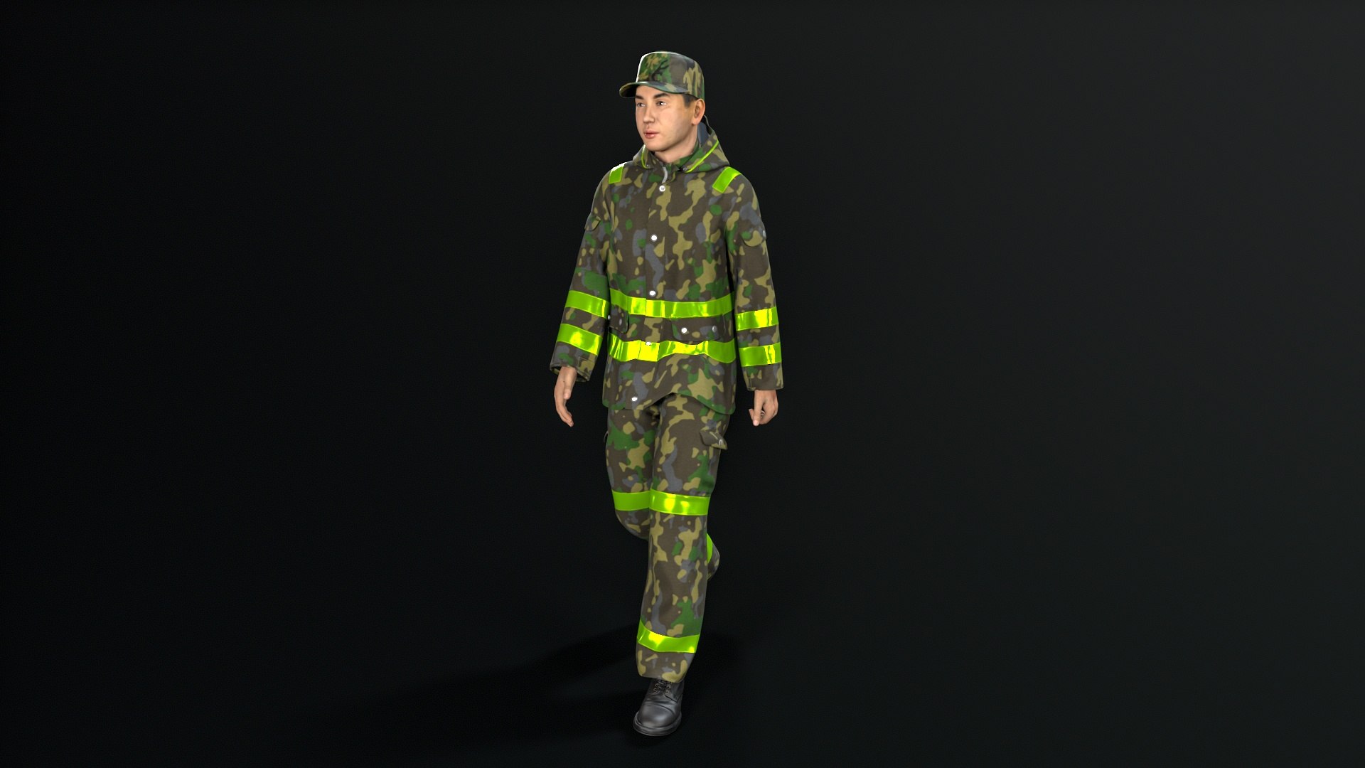 3D Soldier Character Model - TurboSquid 2383080