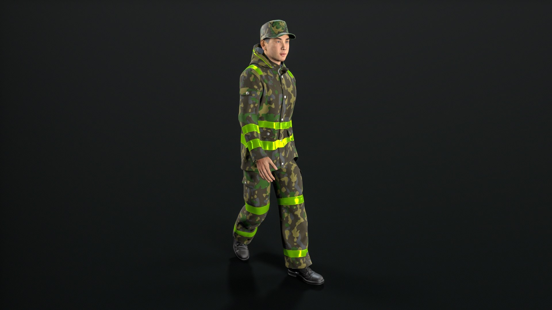 3D Soldier Character Model - TurboSquid 2383080