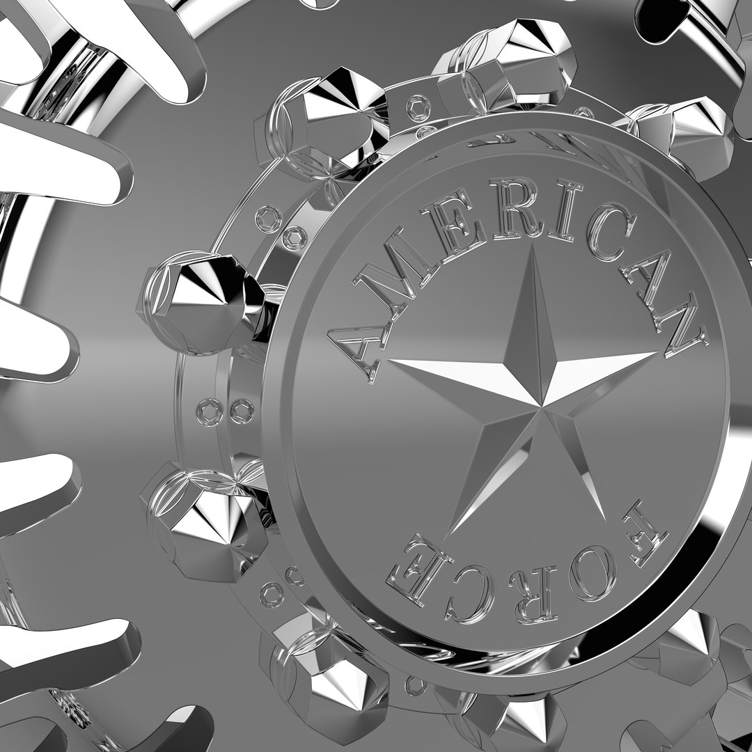 3D AMERICAN FORCE N12 BRAWN DRW WHEEL model - TurboSquid 2145811