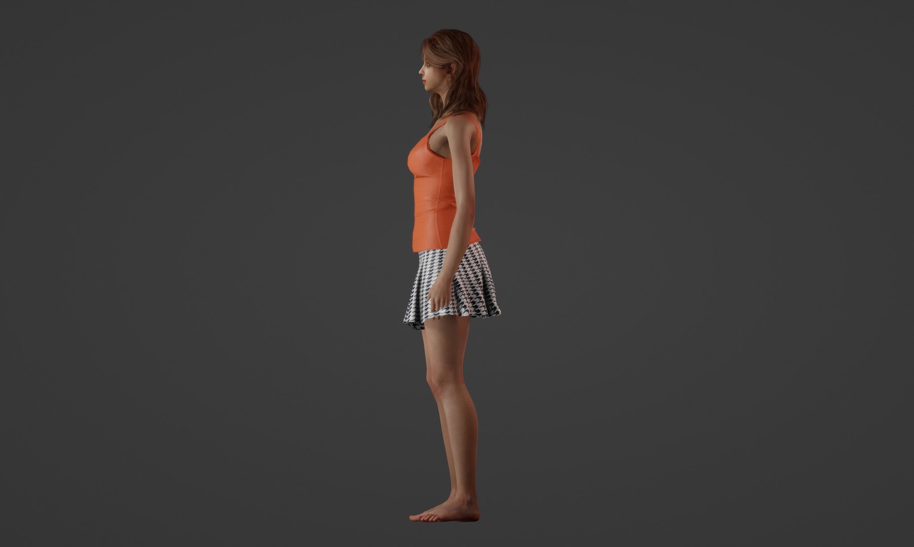 Amazing Grown Up Girl 3D Model - TurboSquid 2150160