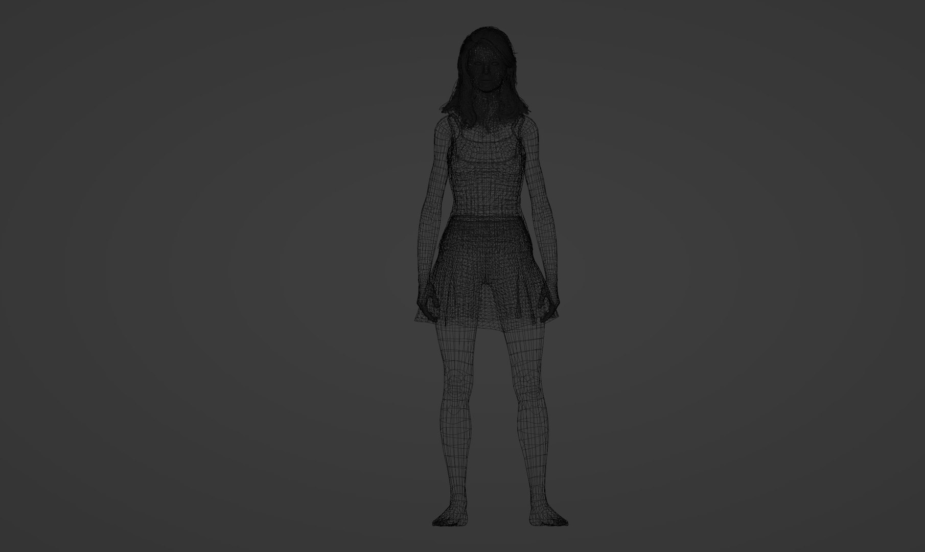 Amazing Grown Up Girl 3D Model - TurboSquid 2150160