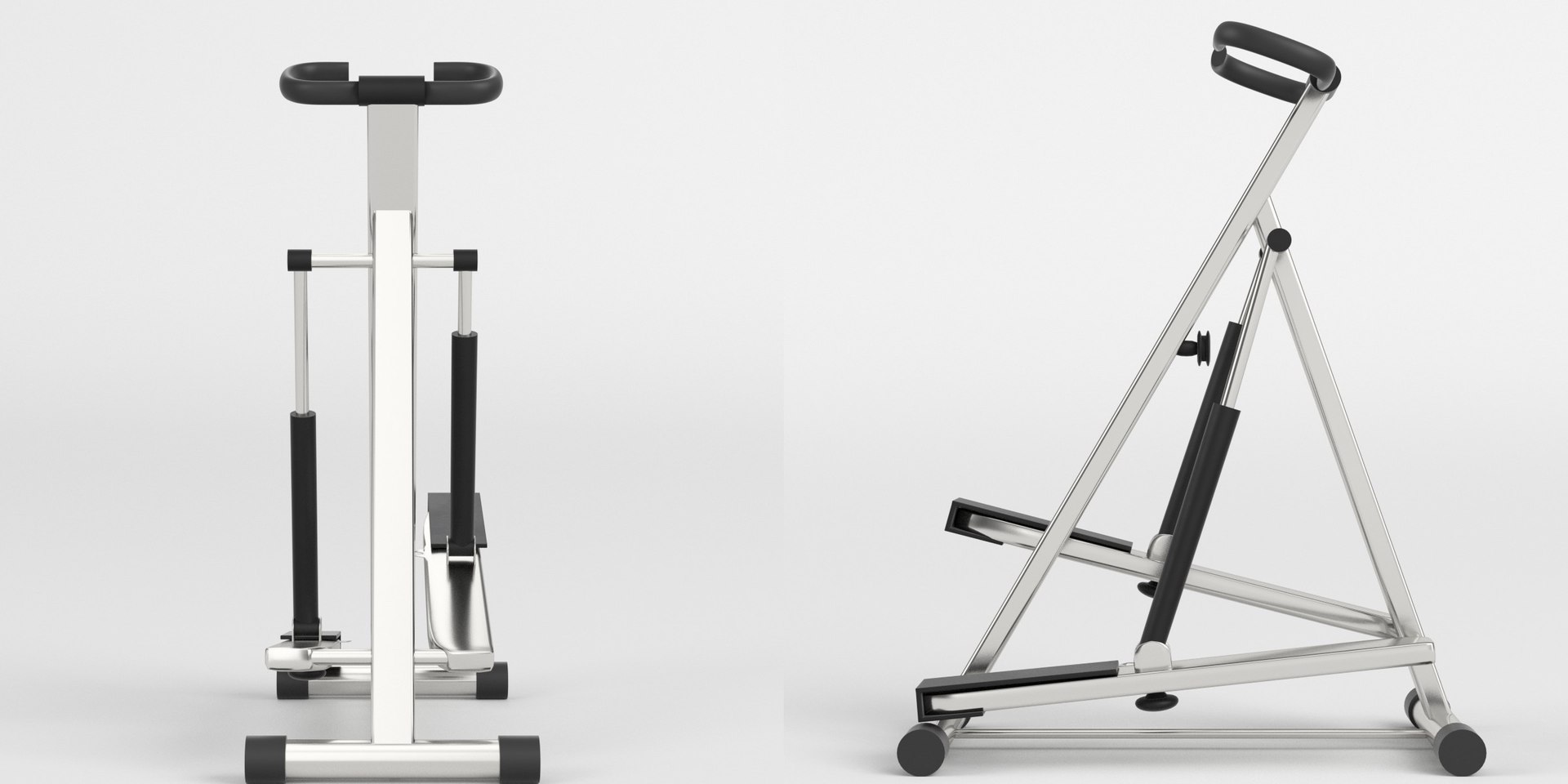 3d model step glute machine gym