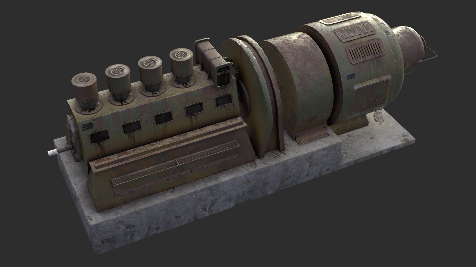 Asset German Power Generator 3D Model - TurboSquid 1565545