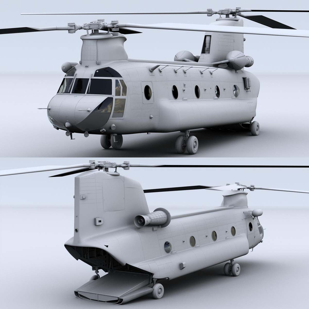 modelo 3d chinook ch47 - TurboSquid 723202