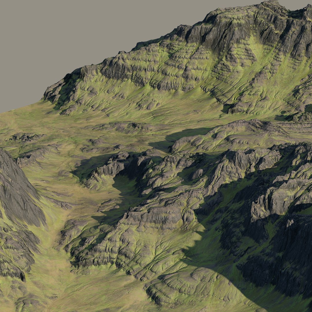 3D Icelandic Terrain 2 Model - TurboSquid 1984723