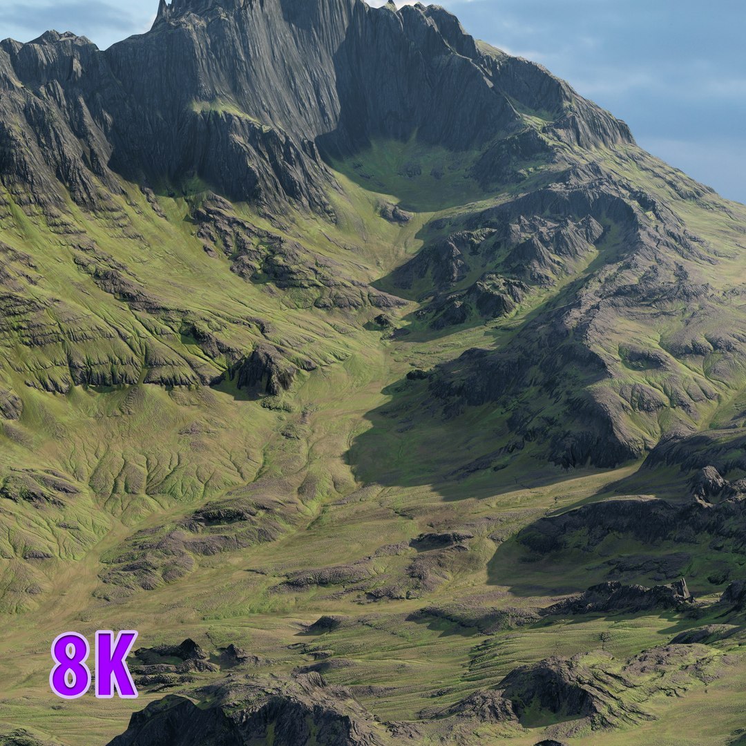 3D Icelandic Terrain 2 Model - TurboSquid 1984723