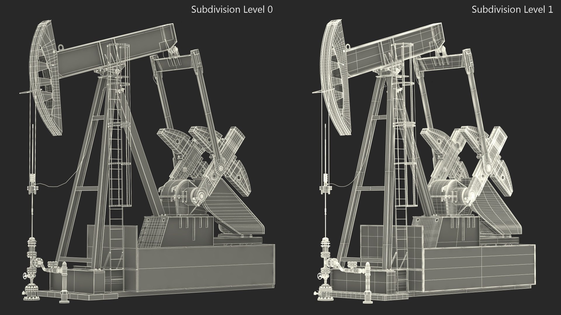3D Oil Pumpjack Rigged model - TurboSquid 2079650
