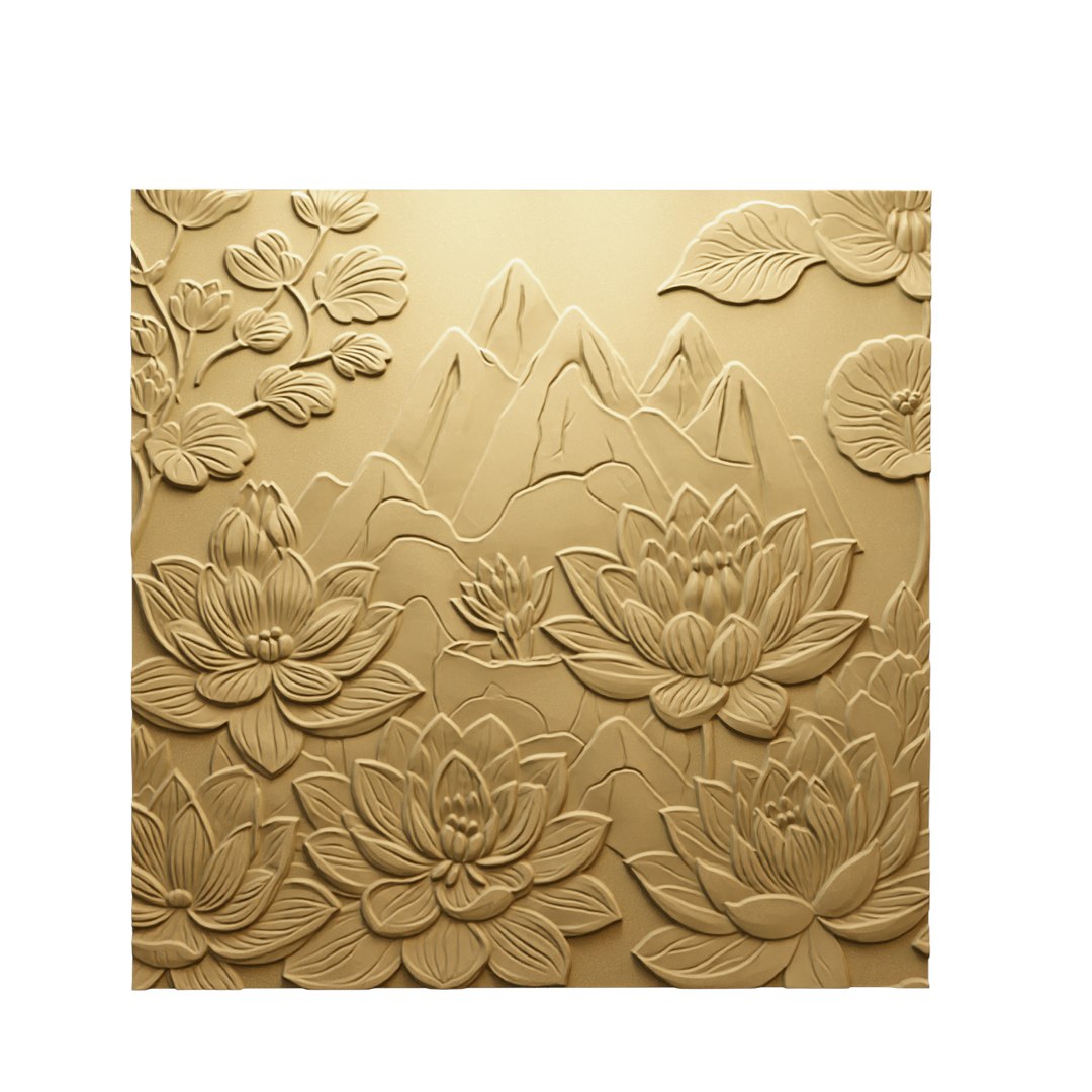 3D Modern Panel Wall Decor Set Wall Relief Mural CNC 150 Model ...