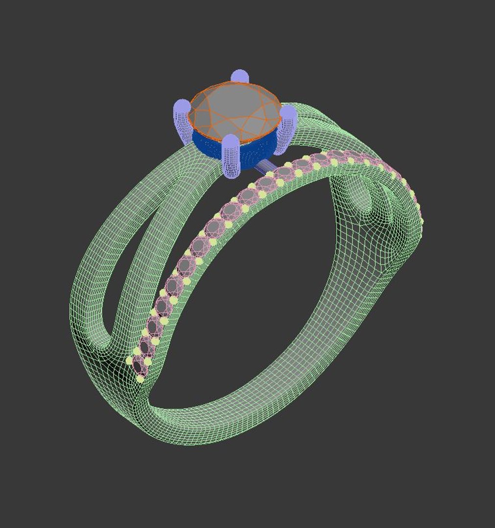 Gold Ring 3D Model - TurboSquid 1466863