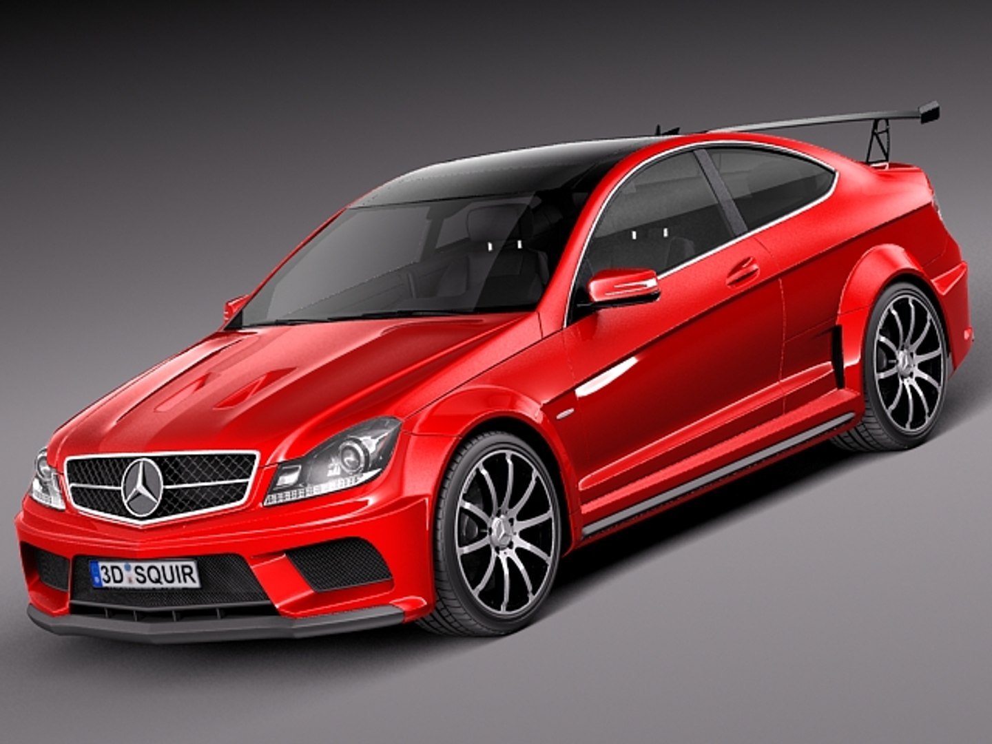 3d Model Of Mercedes Benz C63 Amg