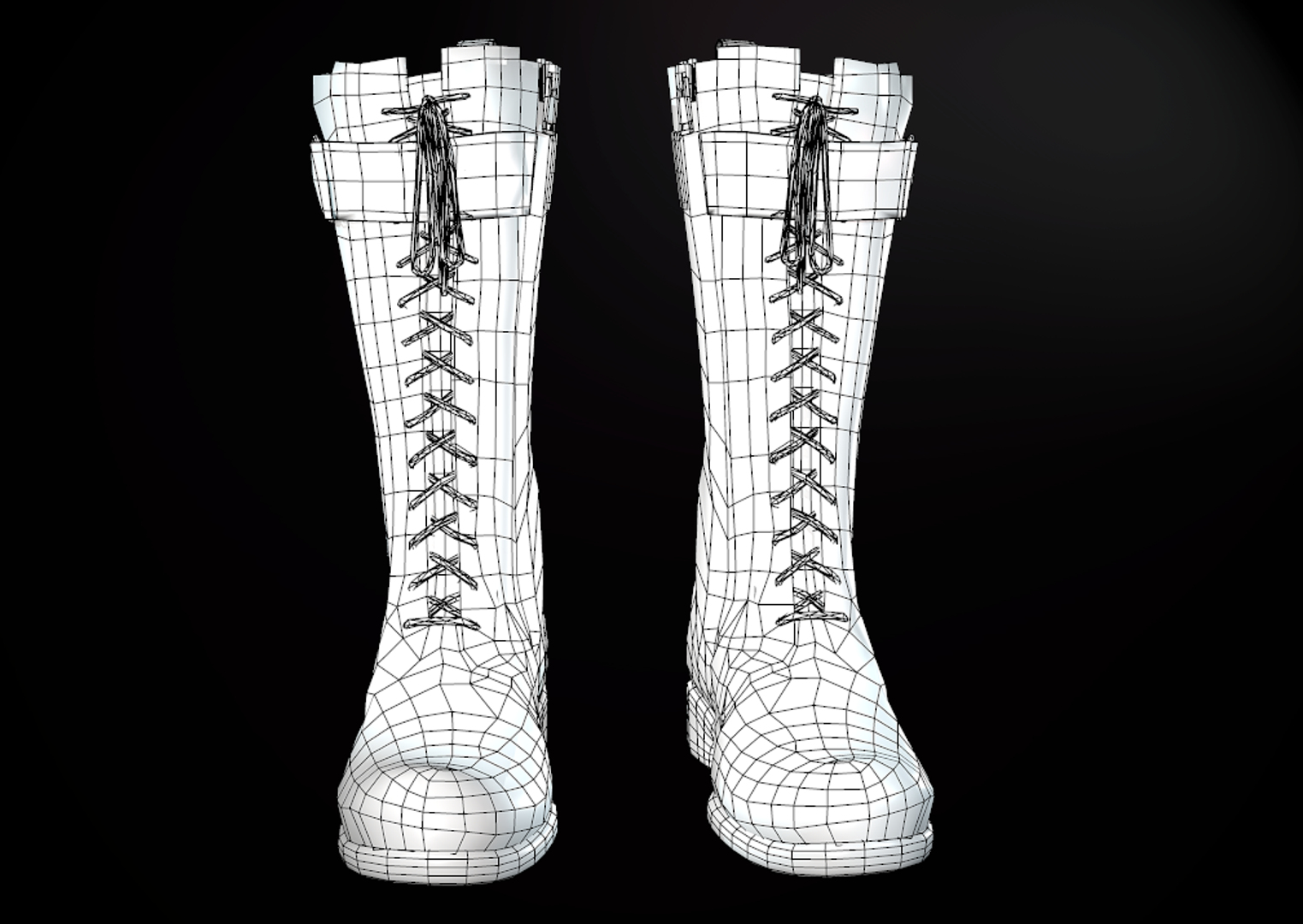 3D Leather Boot Model - TurboSquid 1190031
