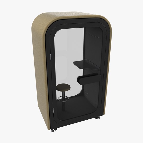 3D telephone booth model - TurboSquid 1380947