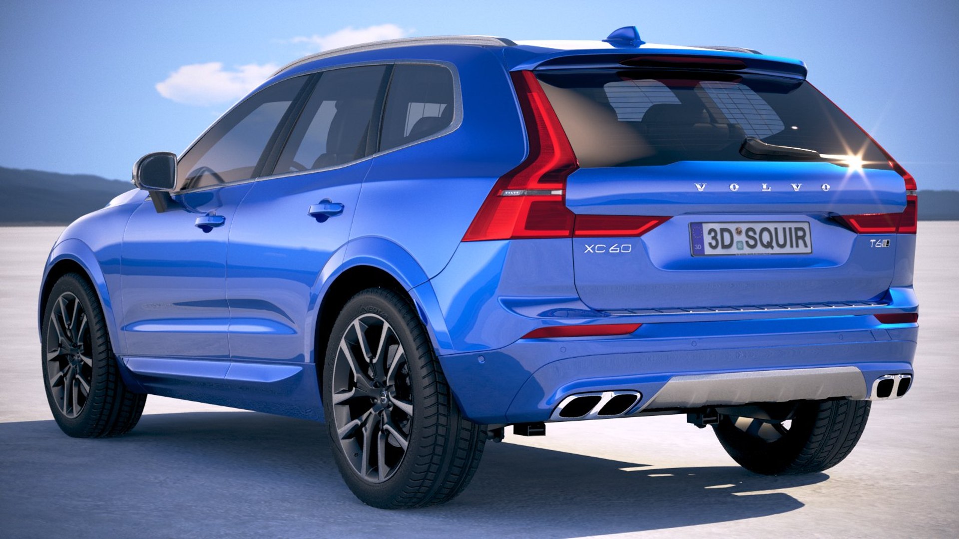 Xc60 r-design 2018 3D - TurboSquid 1171101