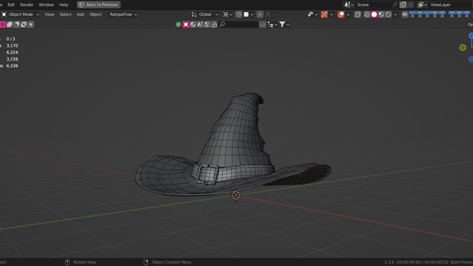 3D model Witch Hat 3D Model - TurboSquid 1977208