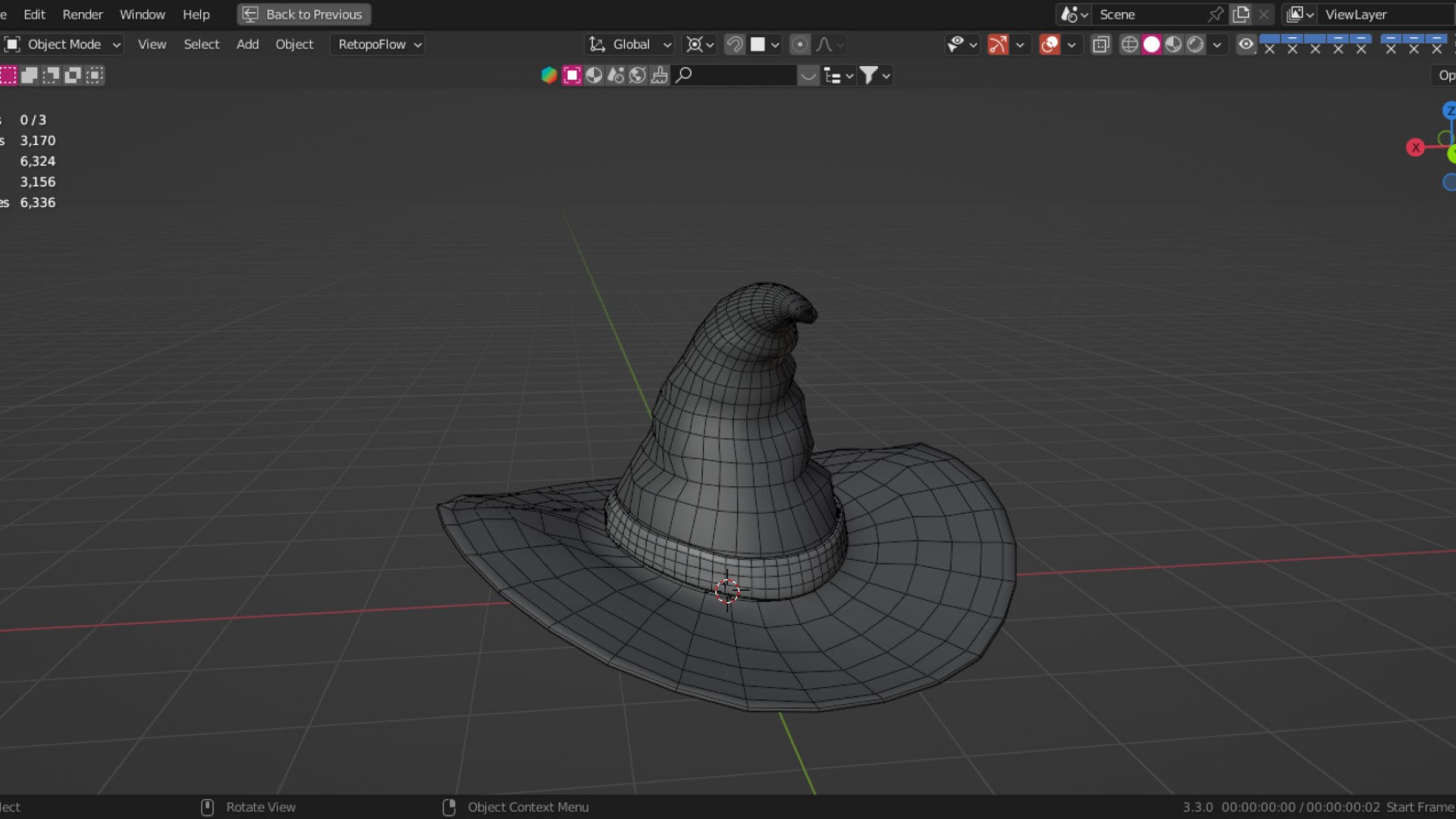 3D model Witch Hat 3D Model - TurboSquid 1977208