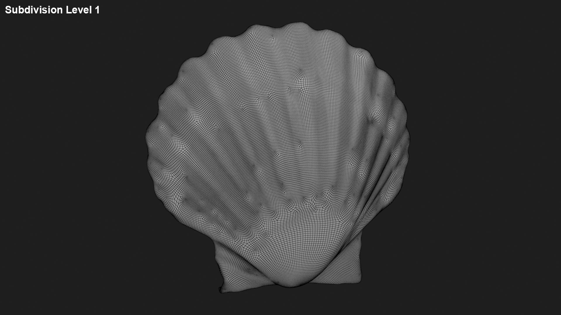 Clam Shell 02 3D Model - TurboSquid 2223902