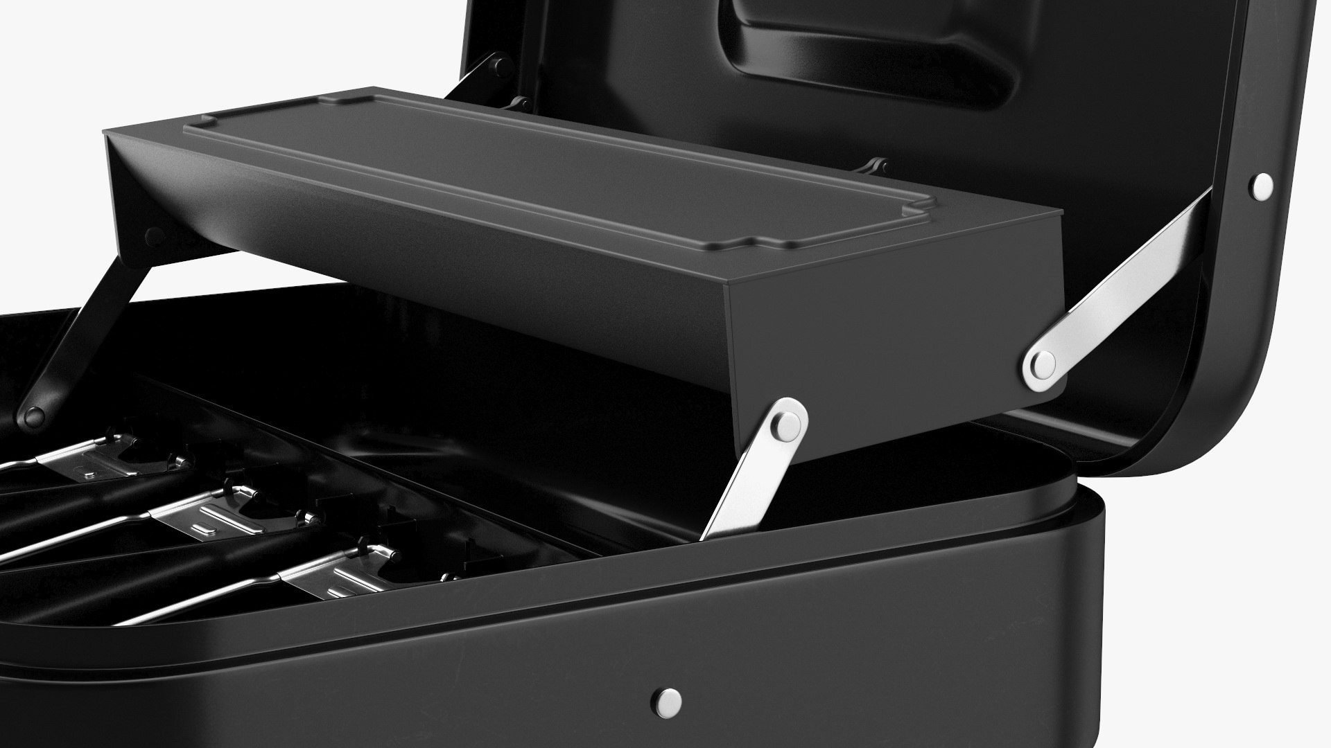 Cash Box Black Rigged 3D Model - TurboSquid 1863179