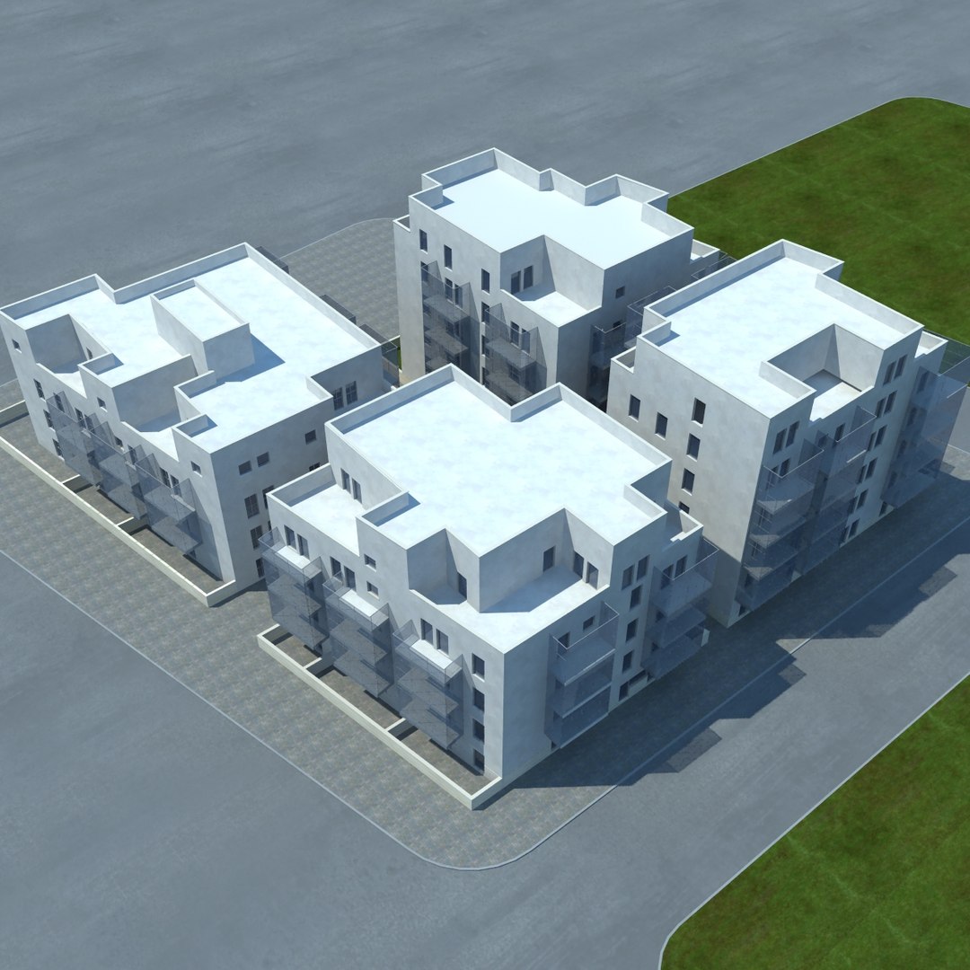 3d model buildings 1 3
