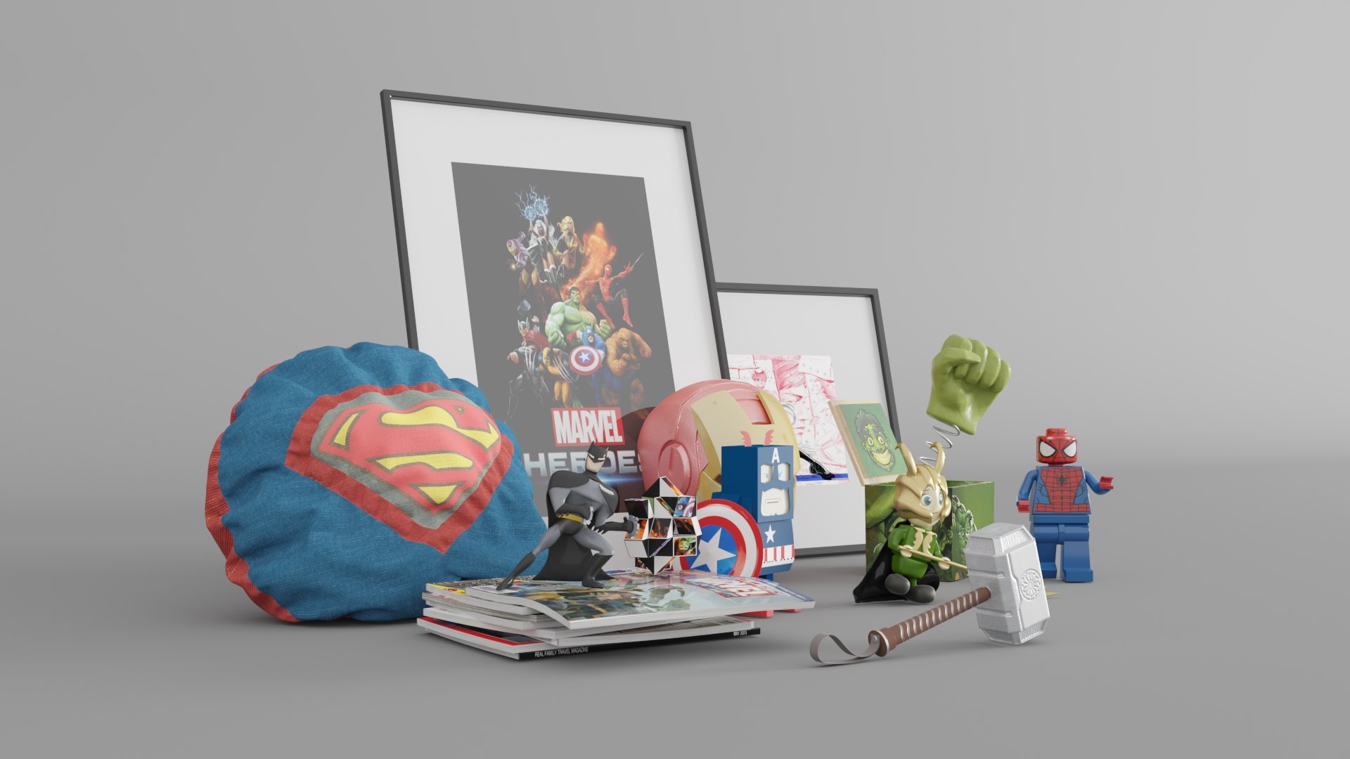Marvel Heroes 3D Model Collection 3D Model - TurboSquid 2196490