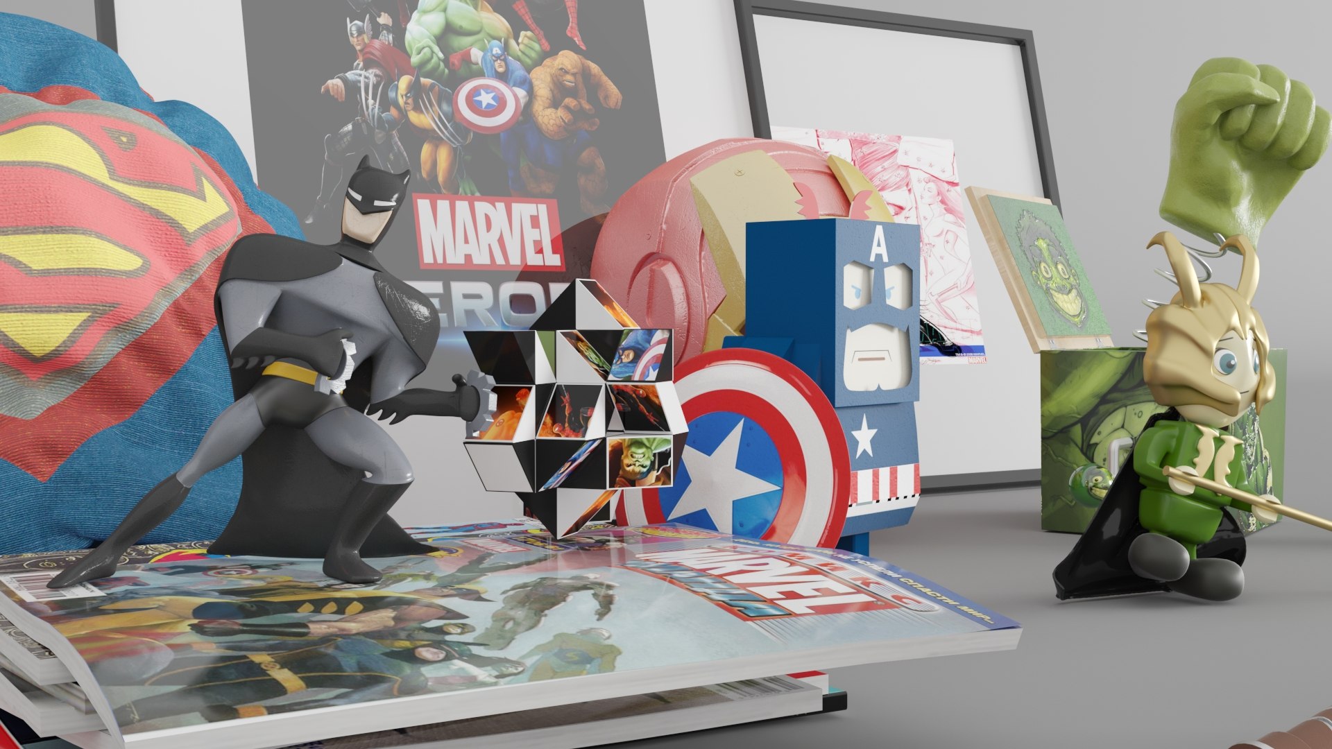 Marvel Heroes 3D Model Collection 3D Model - TurboSquid 2196490