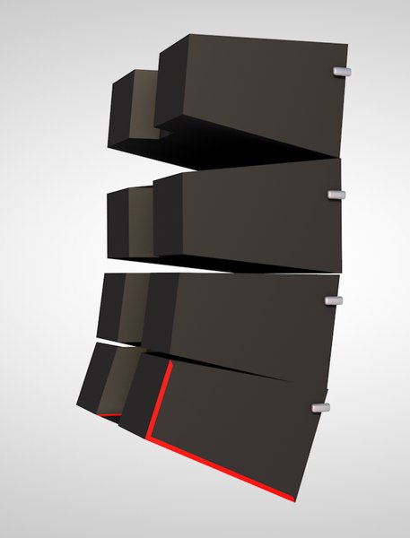 Speaker line array 3D model - TurboSquid 1400318