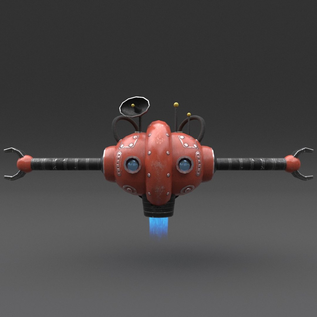 3D Robot Blender Rigged Model - TurboSquid 1288413