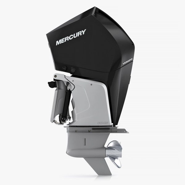 engine mercury verado 200 3d model