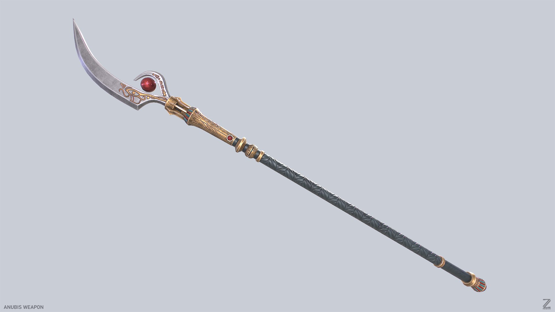 Anubis Weapon 3D - TurboSquid 2205351