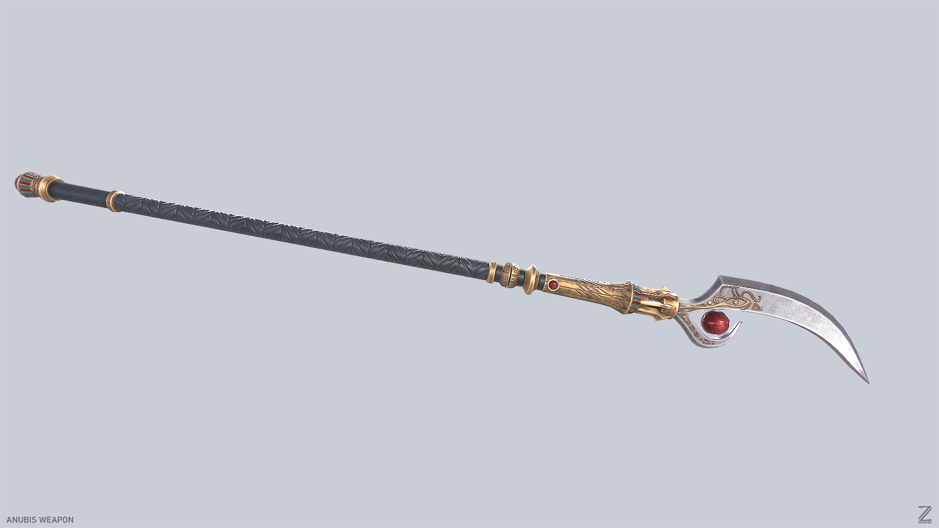 Anubis Weapon 3D - TurboSquid 2205351