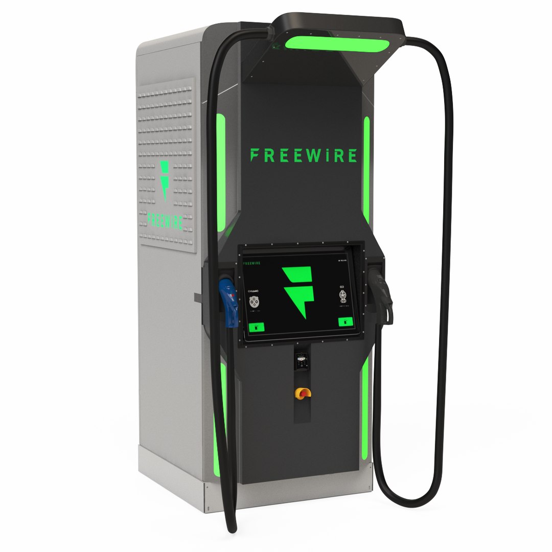 FreeWire Boost Charger High Speed Electric Car Charging Station 3D ...