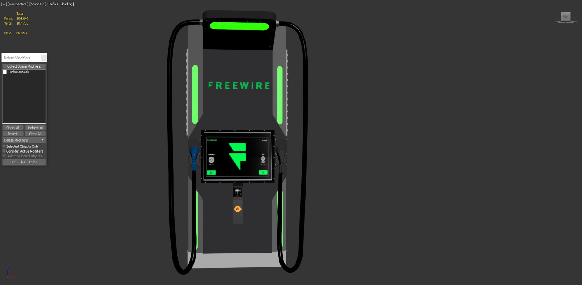 FreeWire Boost Charger High Speed Electric Car Charging Station 3D ...