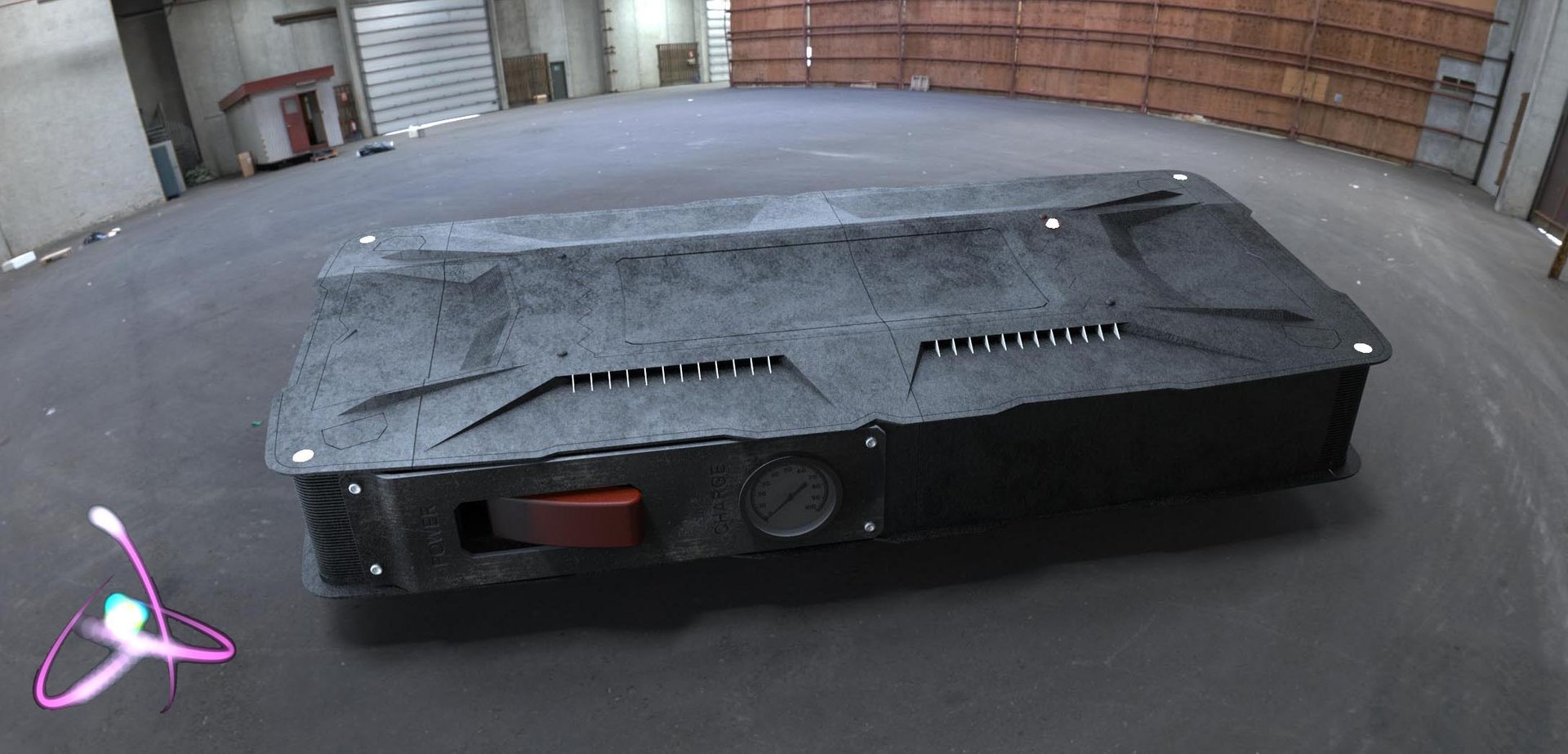 3d model concept battery case