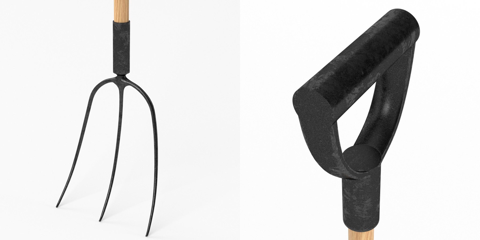 Three-tined Pitchfork 3D Model - TurboSquid 1525186