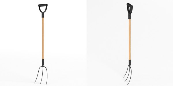 Three-tined pitchfork 3D model - TurboSquid 1525186