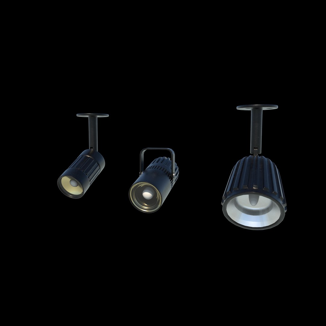 3D Led Spot Light 3D Model - TurboSquid 2343938