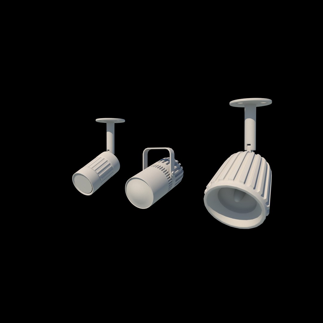 3D Led Spot Light 3D Model - TurboSquid 2343938