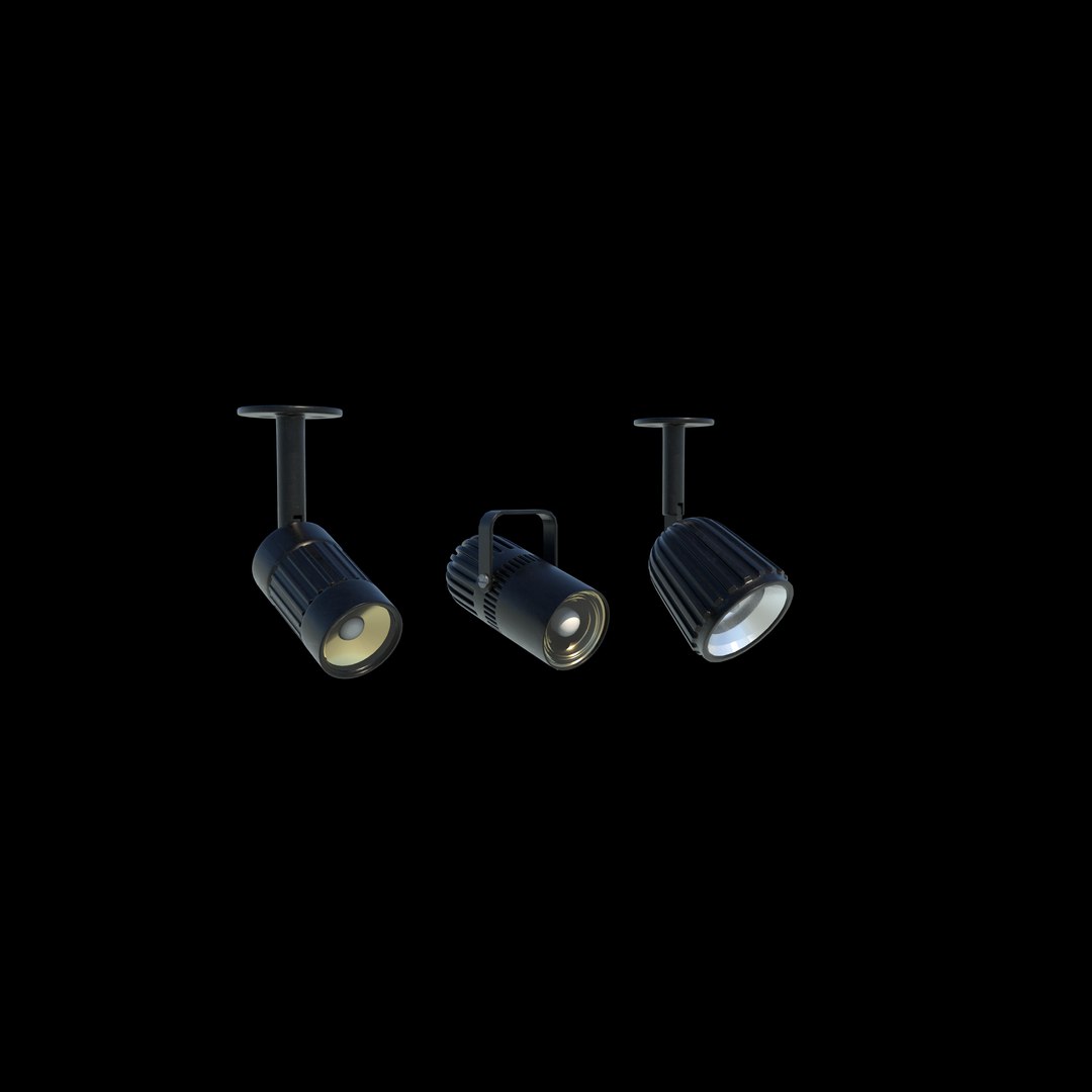 3D Led Spot Light 3D Model - TurboSquid 2343938
