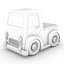 Cartoon Car Pack 03 3d Ma