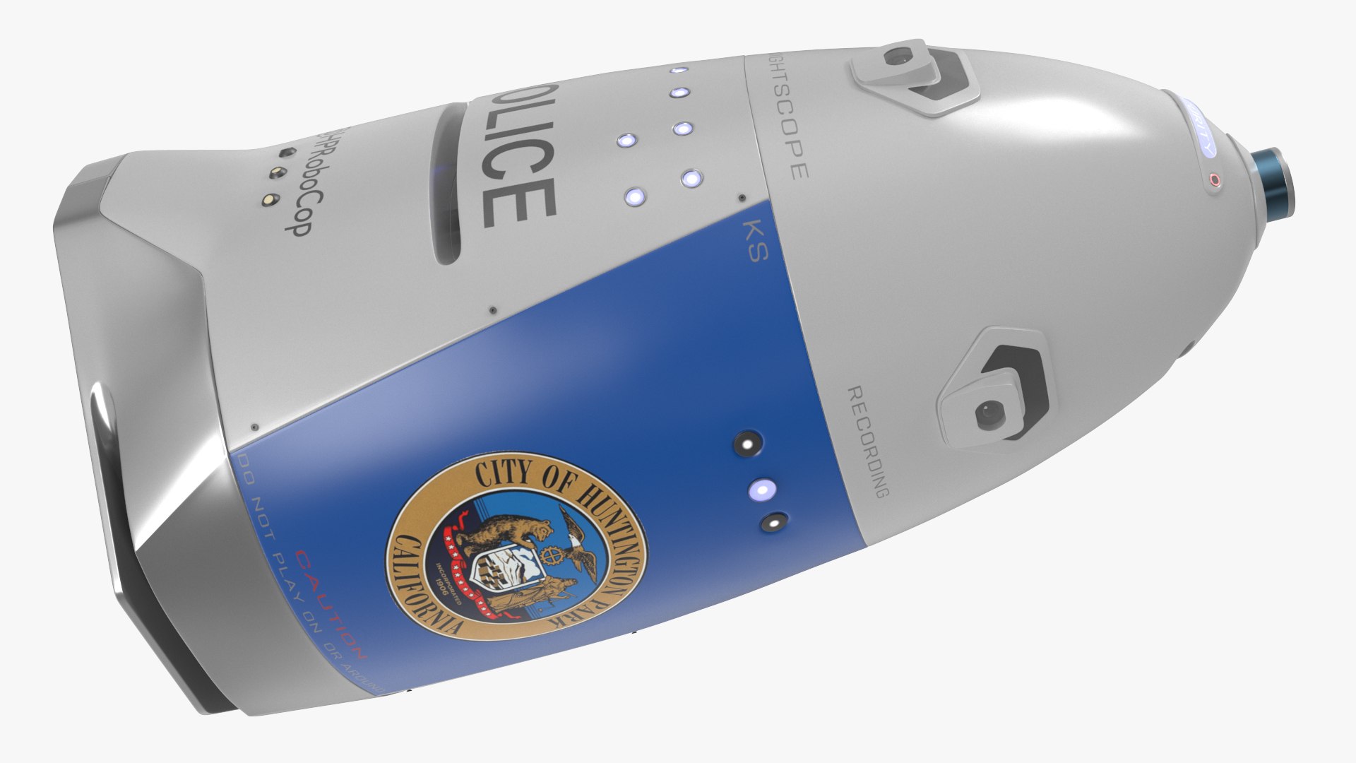 K5 Autonomous Police Surveillance Robot 3D - TurboSquid 2312412