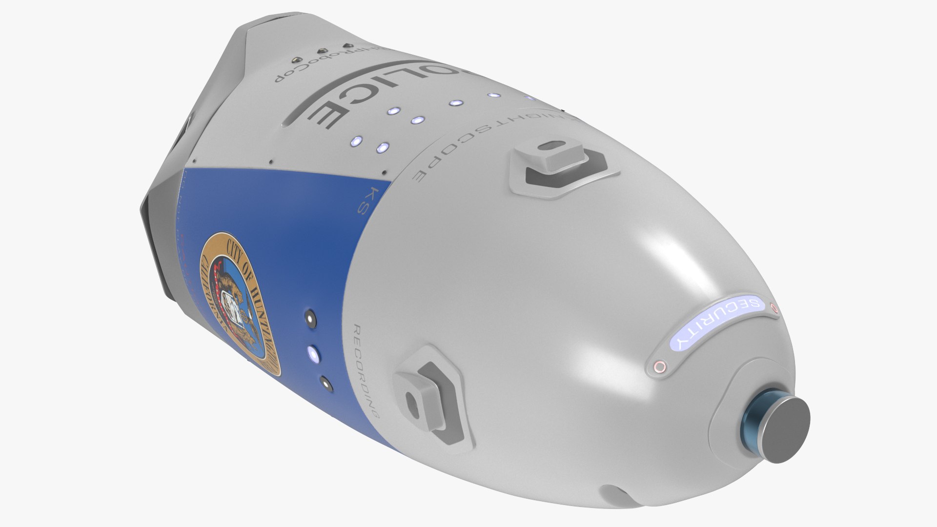 K5 Autonomous Police Surveillance Robot 3D - TurboSquid 2312412