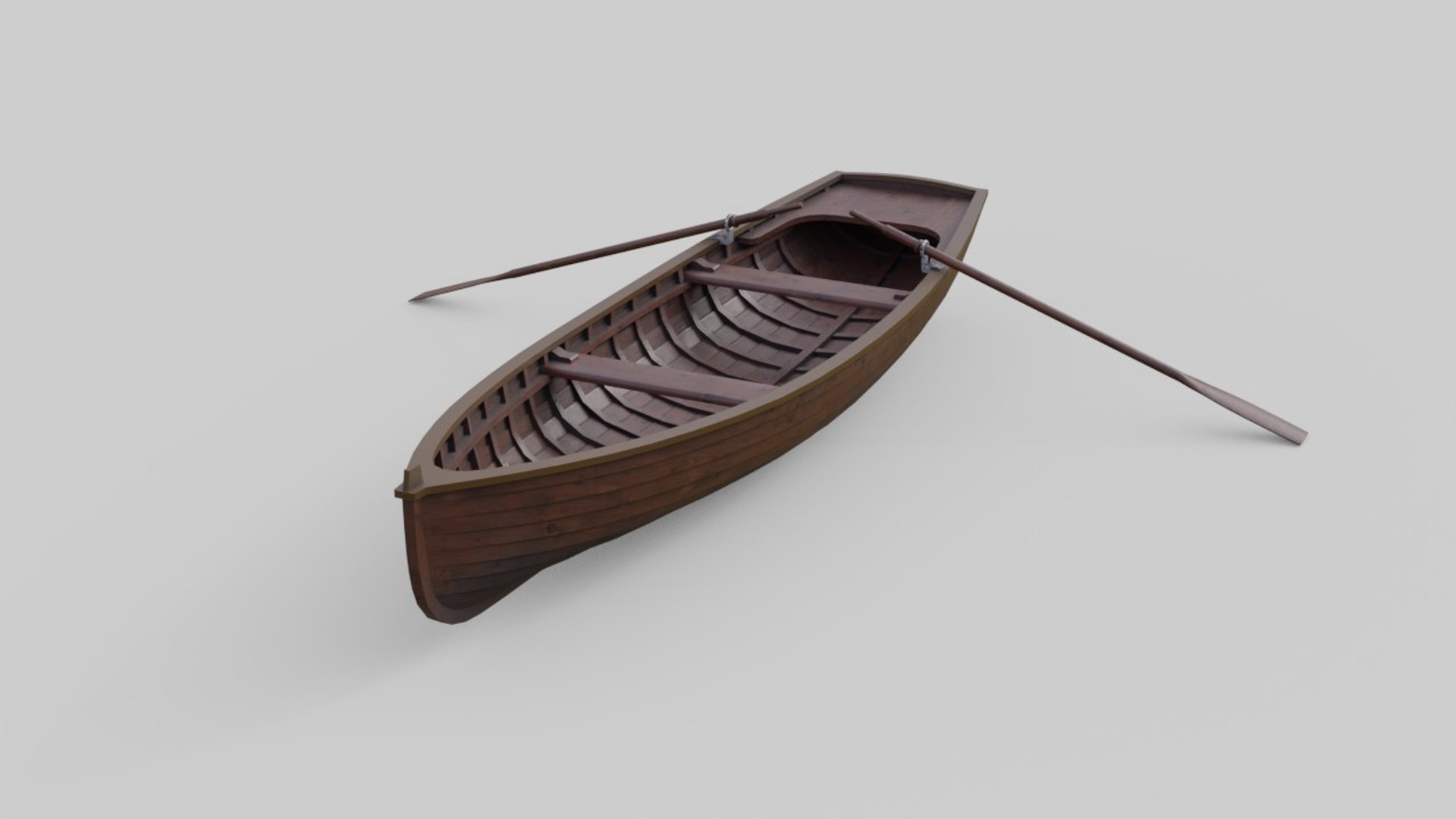 Rowboat 1d 3D Model - TurboSquid 1231273